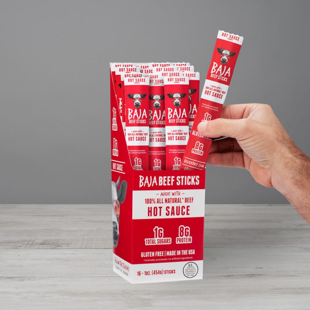Hot Sauce Beef Stick | The Stick That Snaps Back - Baja Vida