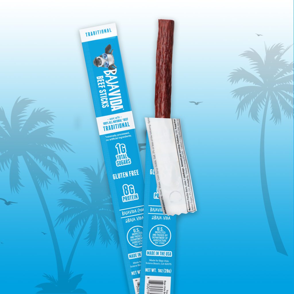 Traditional Beef Stick | Gluten Free, Keto Friendly Beef Snack - Baja Vida