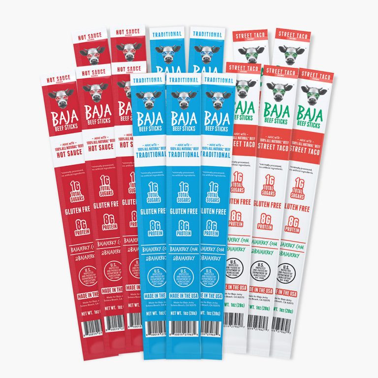 Beef Stick Variety Pack | 100% Natural, Keto Beef Snacks - Baja Vida