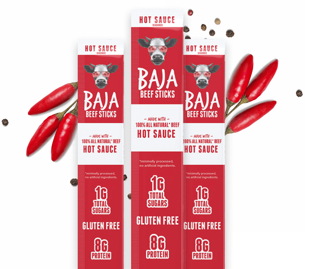 Baja Vida Beef Sticks | All-Natural Nitrate Free Beef Jerky and Snacks
