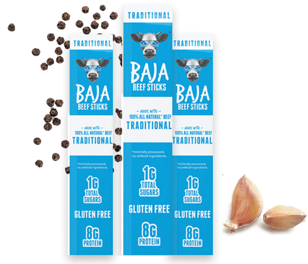 Baja Vida Beef Sticks | All-Natural Nitrate Free Beef Jerky and Snacks