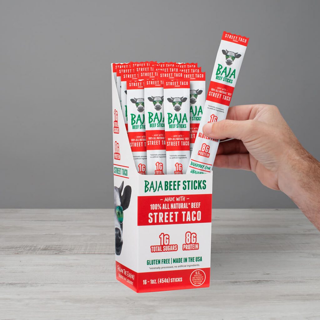 Street Taco Beef Stick | Keto Friendly, Gluten Free Snacks - Baja Vida