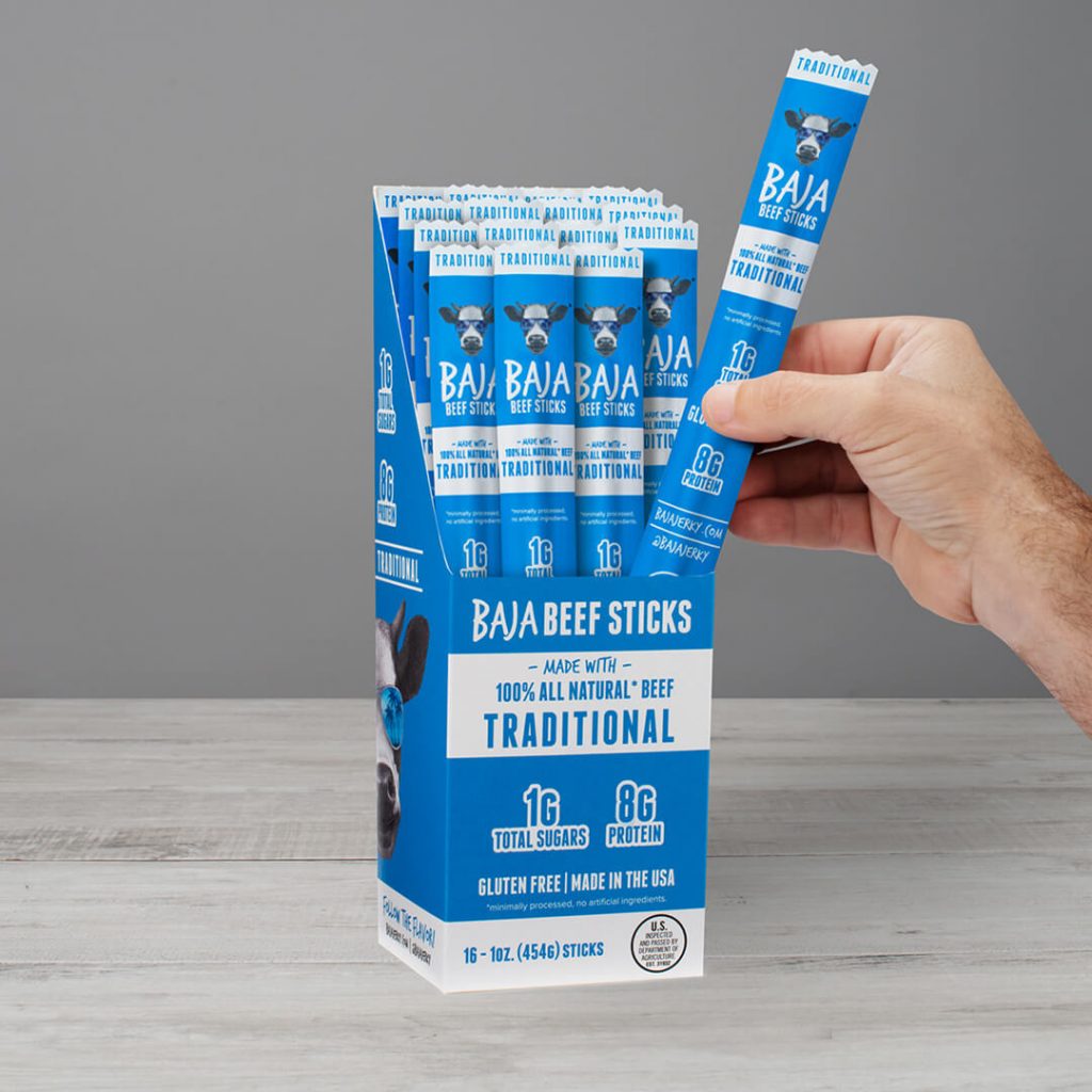 Traditional Beef Stick | Gluten Free, Keto Friendly Beef Snack - Baja Vida